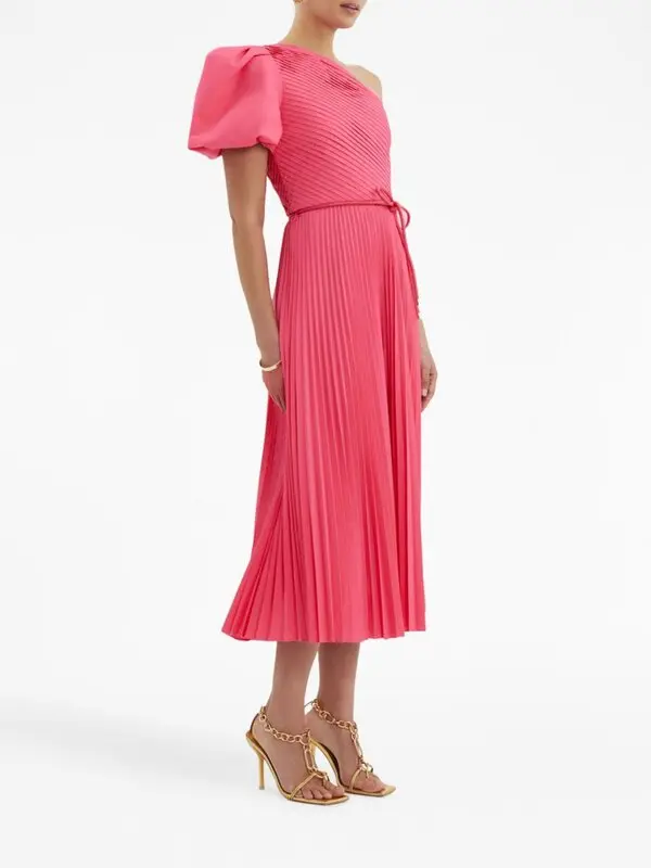 Rebecca Vallance One-shoulder Midi Dress