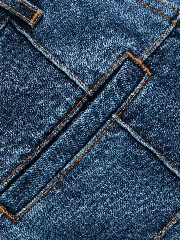 Chloé Patchwork Wide-leg Jeans
