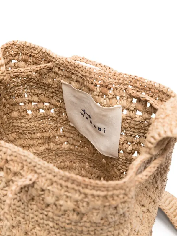Manebí Interwoven Drawstring Bucket Bag