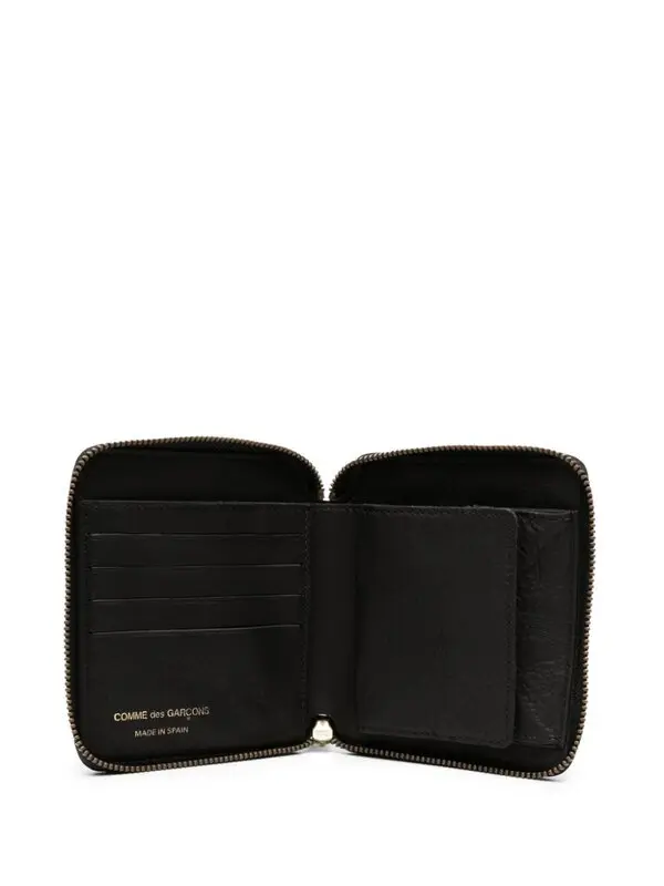 Comme Des Garçons Logo-stamp Leather Wallet