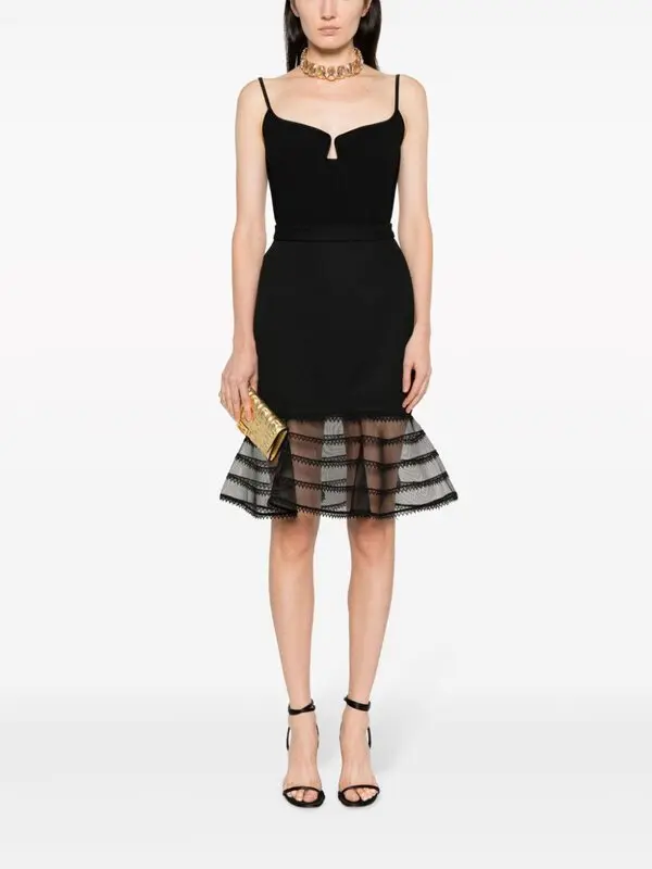 GEMY MAALOUF Jacquard Miniskirt