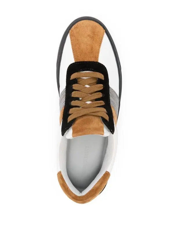 Fabiana Filippi Bead-embellished Lace-up Sneakers - Black