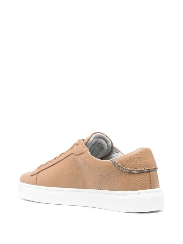Fabiana Filippi Lace-up Leather Sneakers