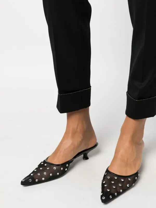 Fabiana Filippi Cropped Tailored Trousers - Black