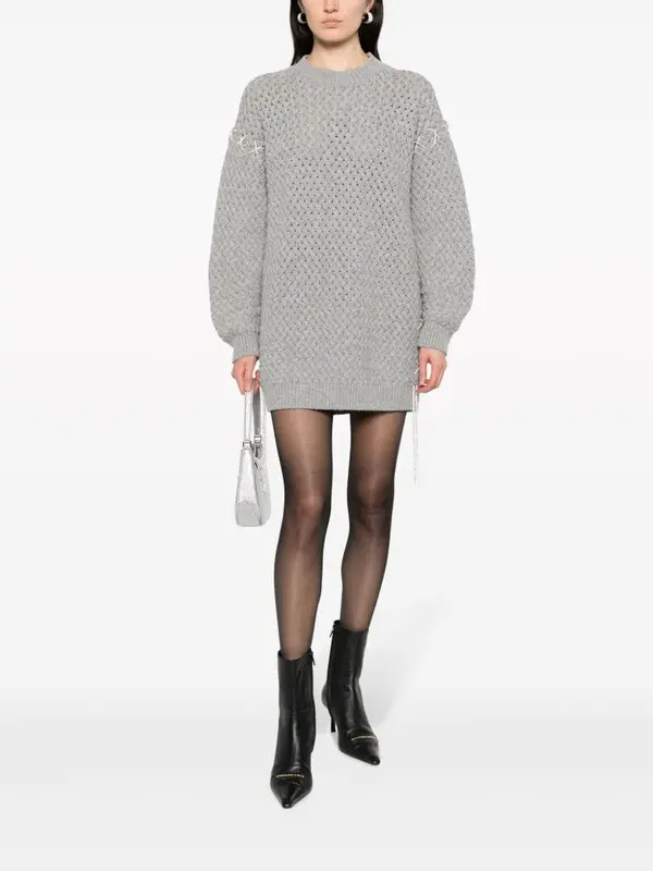 Giuseppe Di Morabito Knitted Minidress - Grey
