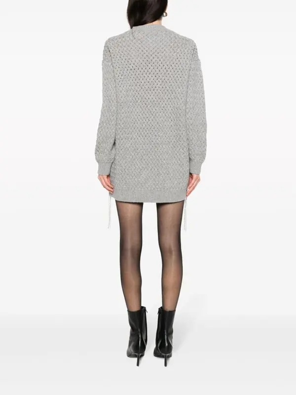 Giuseppe Di Morabito Knitted Minidress - Grey