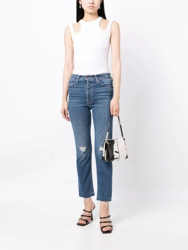 MOTHER Tomcat Cropped Jeans
