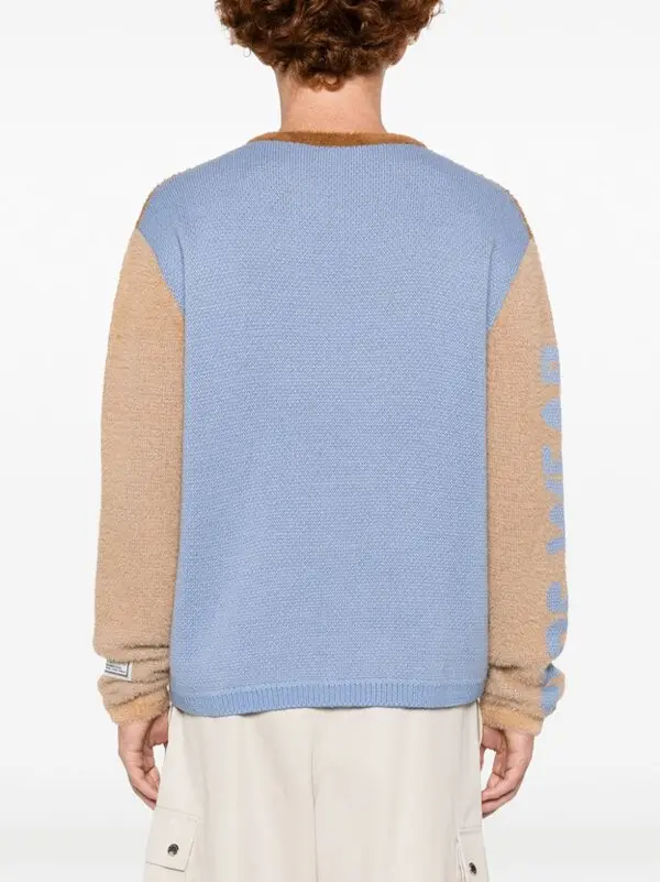 Gcds Wirdo Win Hairy Jacquard Jumper