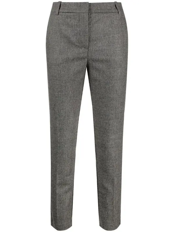 Pinko Bello Checkered Slim-fit Trousers