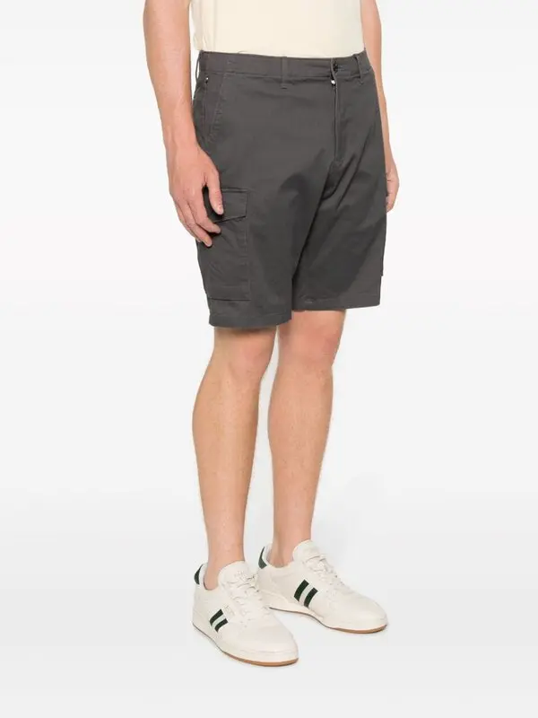Tommy Hilfiger Harlem Logo-embroidered Cargo Shorts - Grey