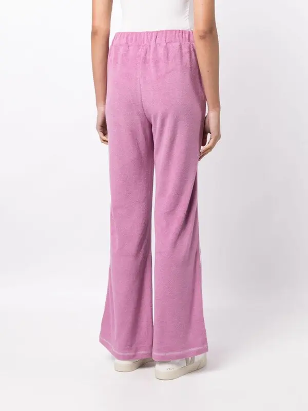 TOUT A COUP Stripe-trim Flared Trousers