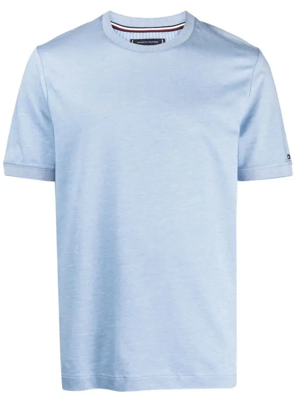 Tommy Hilfiger Logo-embroidered Cotton T-shirt