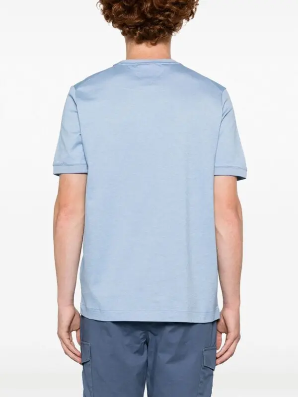 Tommy Hilfiger Logo-embroidered Cotton T-shirt