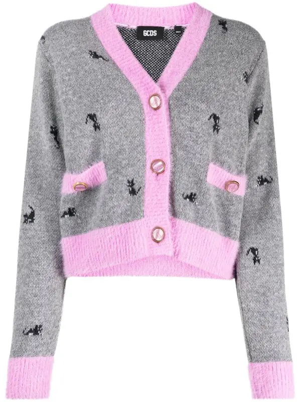 Gcds Kittho Wool-blend Cardigan