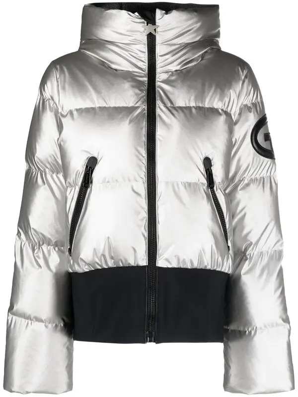 Goldbergh Bombardino Padded Ski Jacket - Silver