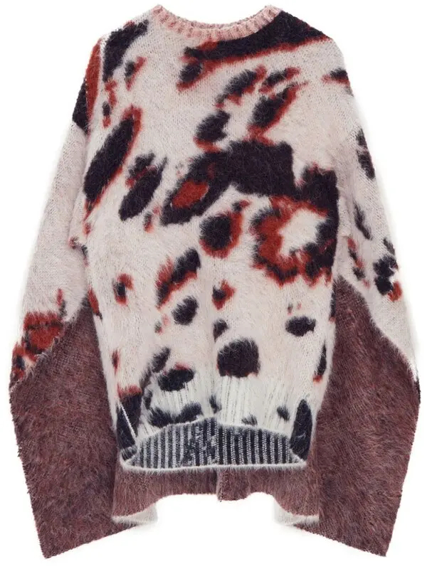 Stella McCartney Appaloosa Pony Jacquard Cape Jumper