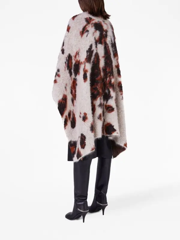 Stella McCartney Appaloosa Pony Jacquard Cape Jumper