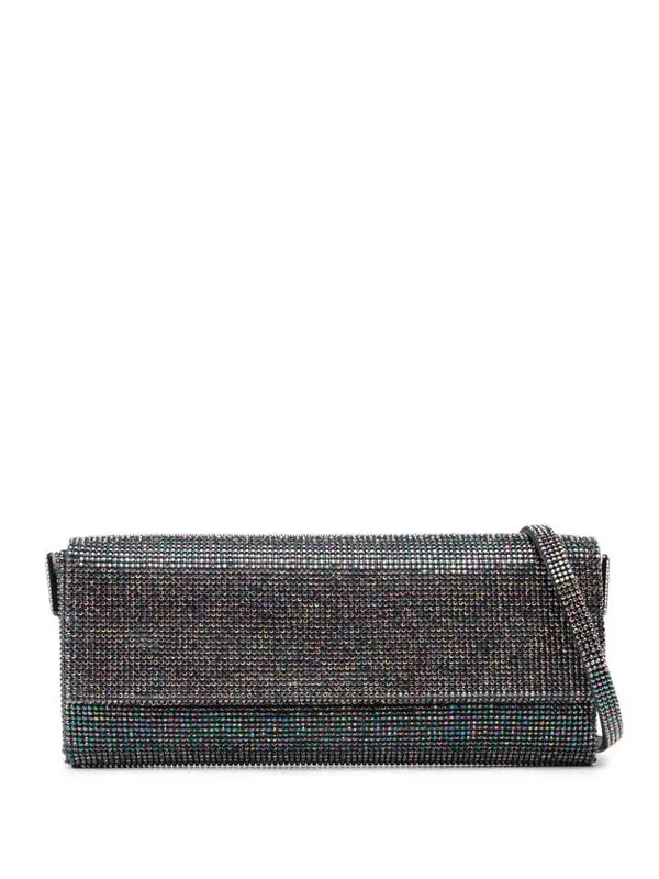 Benedetta Bruzziches Small Vittissima Spectre Crystal Bag - Black