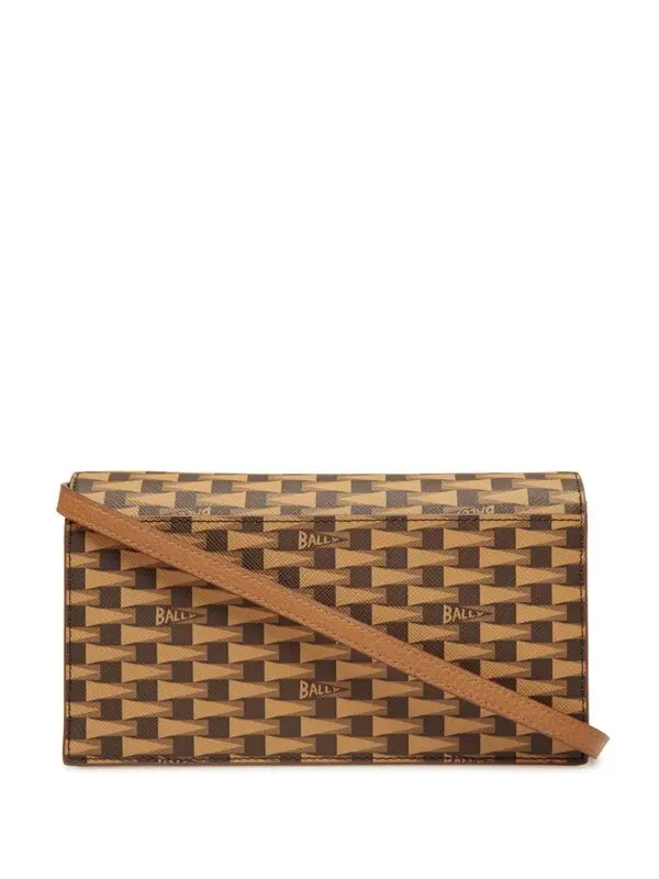 Bally Pennant Continental Monogram-pattern Wallet