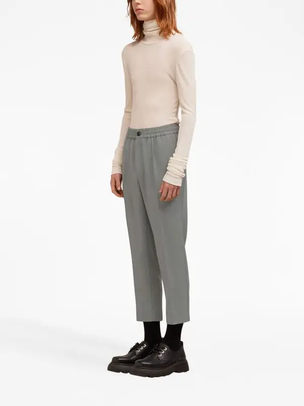Ami Elasticated Cropped Trousers