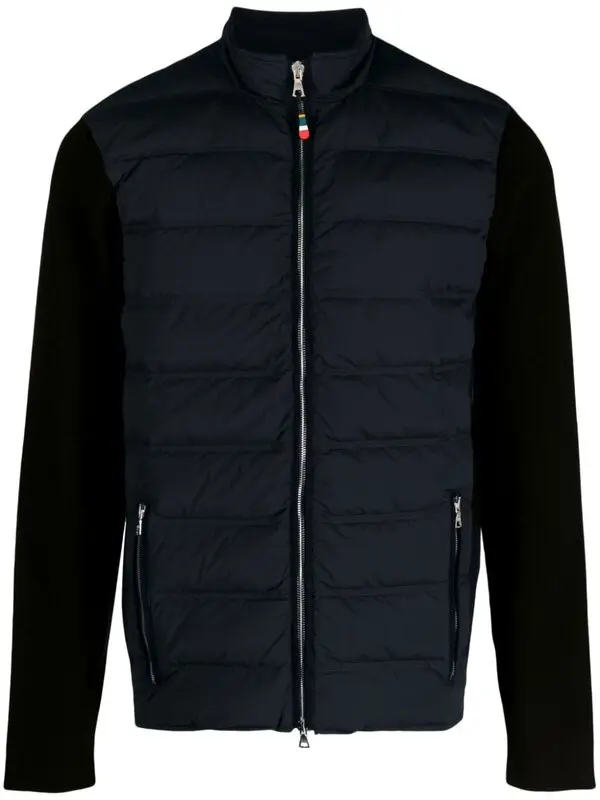 Orlebar Brown Wallace Panelled Padded Jacket - Blue