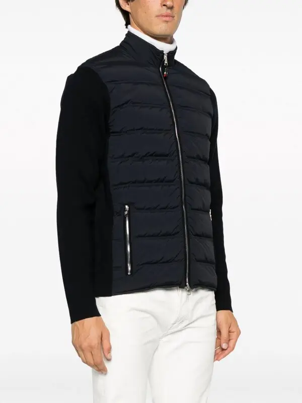 Orlebar Brown Wallace Panelled Padded Jacket - Blue