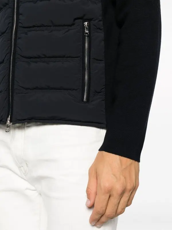 Orlebar Brown Wallace Panelled Padded Jacket - Blue