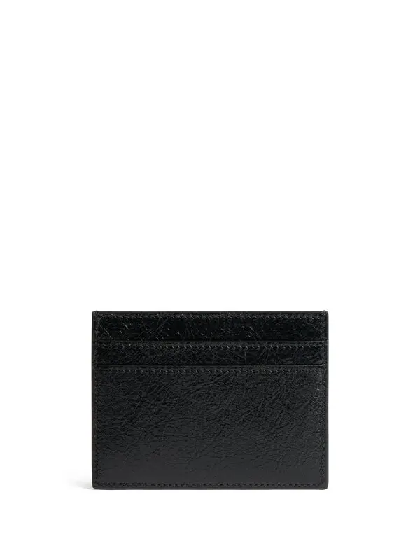 Balenciaga Logo-plaque Leather Cardholder
