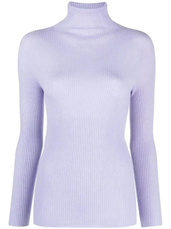 Fabiana Filippi Roll-neck Long-sleeve Jumper - Purple