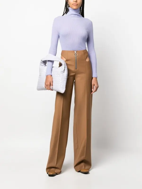 Fabiana Filippi Roll-neck Long-sleeve Jumper - Purple