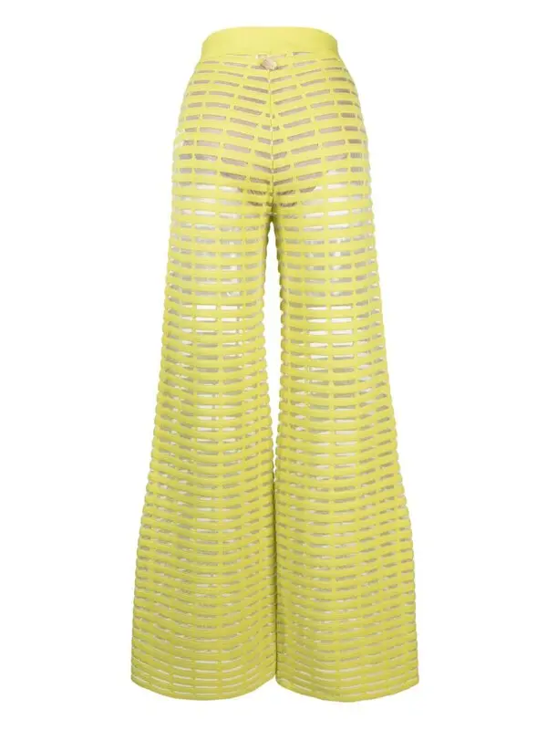 GENNY Semi-sheer Flared Trousers