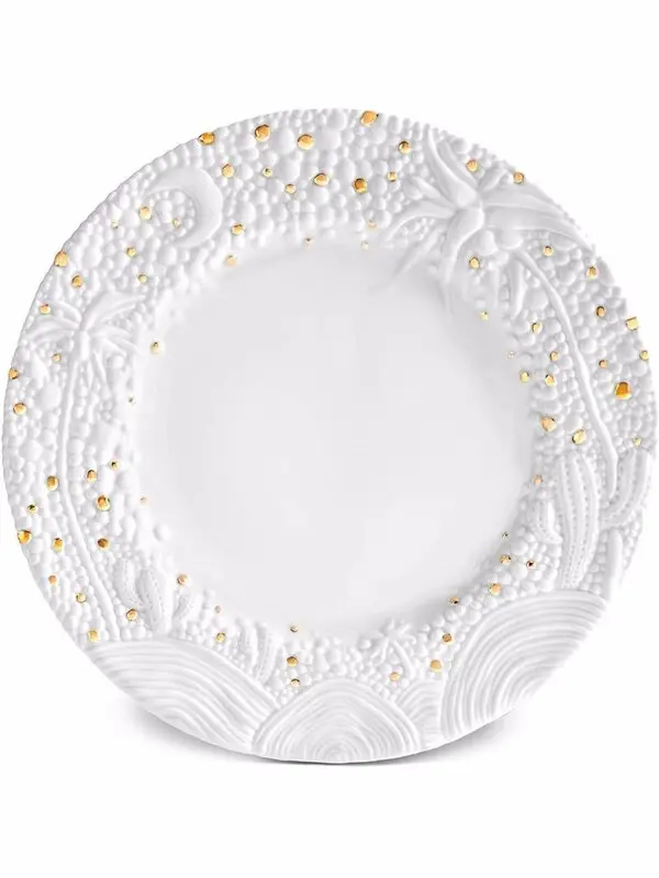 L'Objet Haas Mojave Desert Charger Plate - White