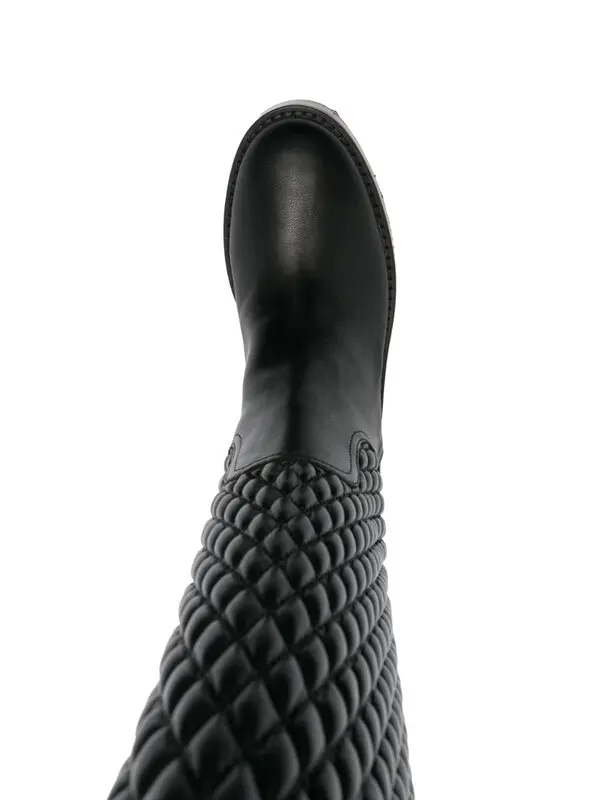 Casadei Dome Quilted Riding Boots