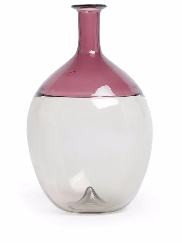 VENINI Bolle Bottle Vase - Grey