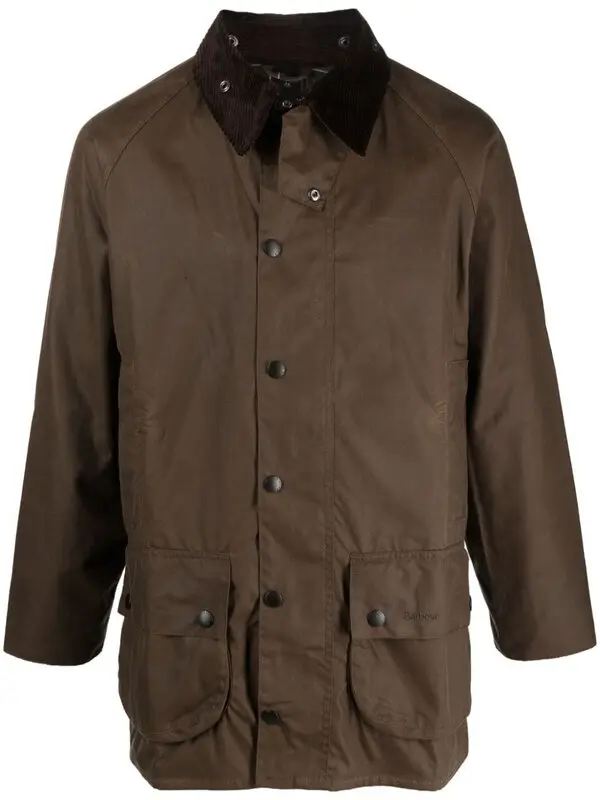 Barbour Cotton Wax-coated Jacket - Brown