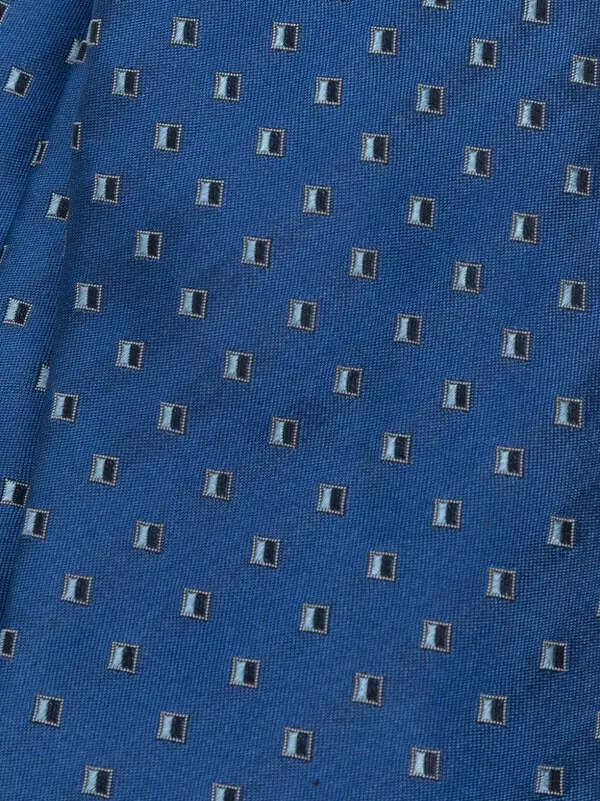 Brioni Geometric-pattern Silk Tie