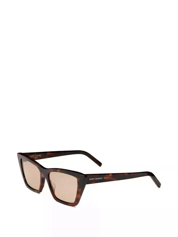 Saint Laurent Sl 276 Mica Cat-eye Frame Sunglasses - Brown