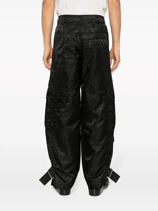 Gcds Monogram Ultracargo Wide-leg Trousers