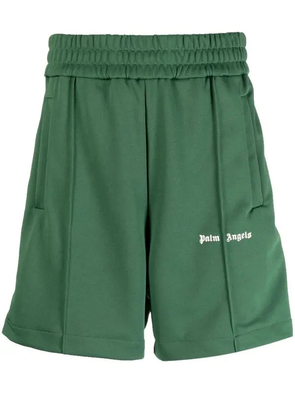 Palm Angels New Classic Embroidered Track Shorts
