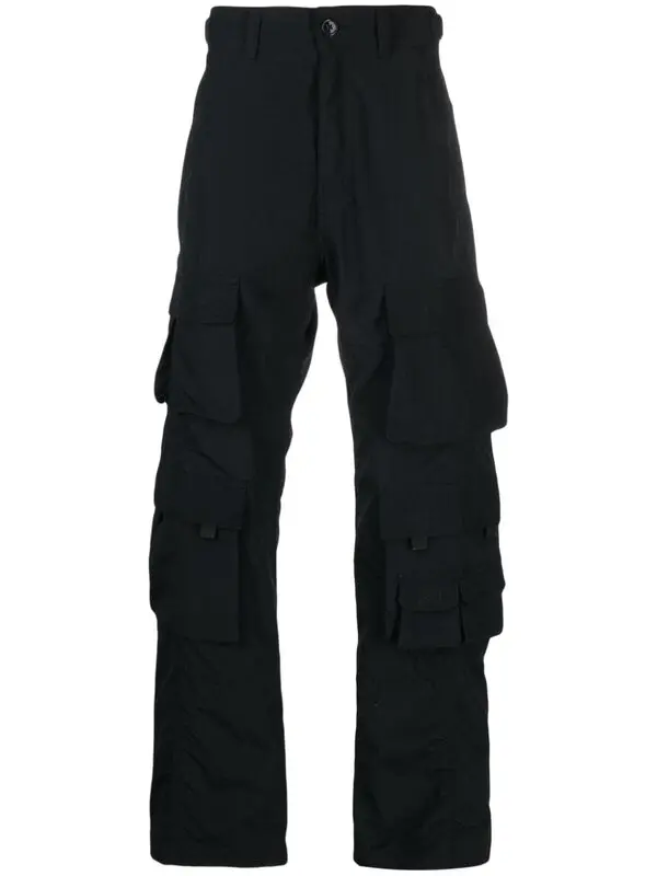 Martine Rose Logo-patch Cotton Cargo Trousers