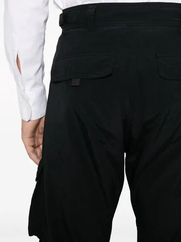 Martine Rose Logo-patch Cotton Cargo Trousers