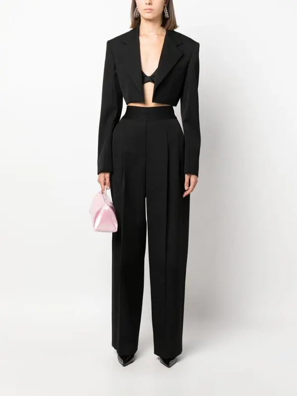 Alexander Wang Cropped Wool Blazer