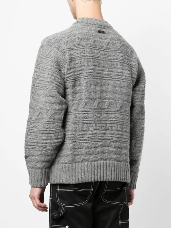ADER ERROR Logo-patch Chunky-knit Jumper