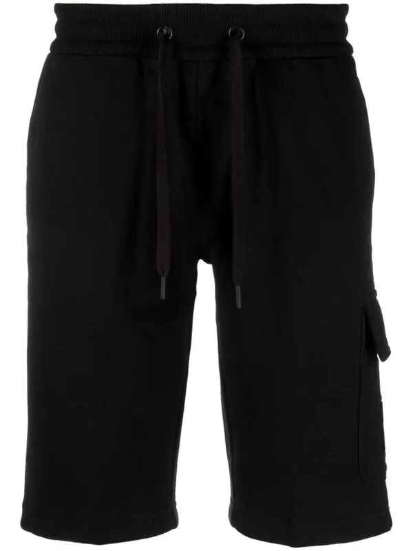 Calvin Klein Logo-badge Track Shorts - Black