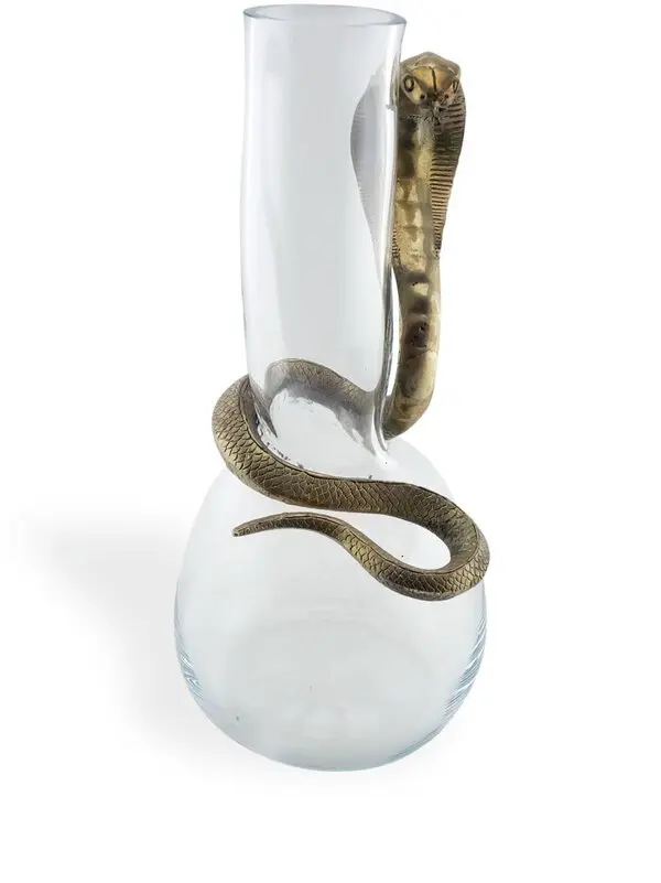 VANESSA MITRANI Cobra Glass Vase - Gold