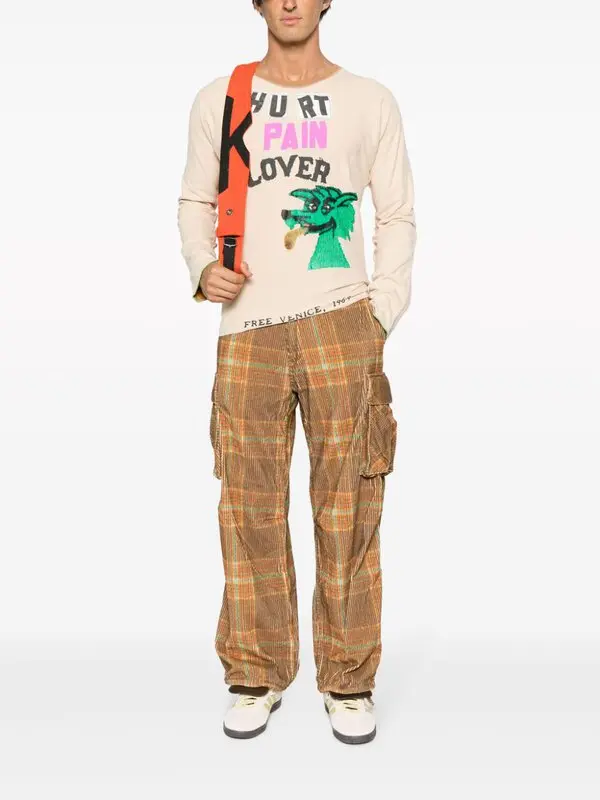 ERL Slogan-print Long-sleeve T-shirt