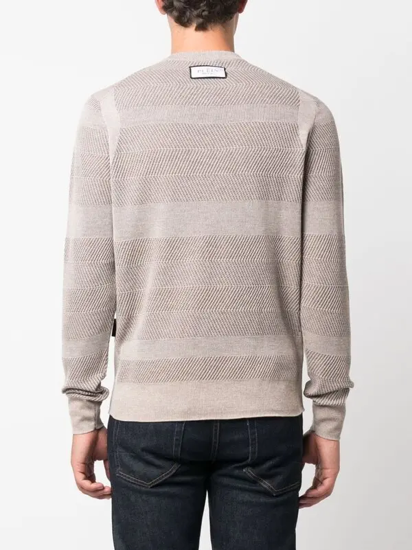 Philipp Plein Skull & Bones Wool-blend Jumper
