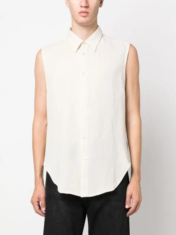 Eckhaus Latta Open-back Sleeveless Shirt