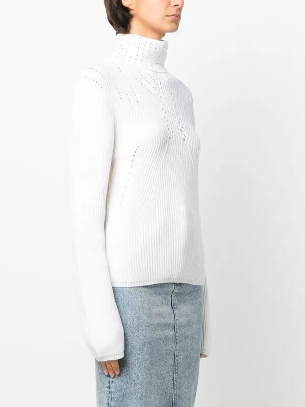 GENNY Stud-embellished Wool Jumper