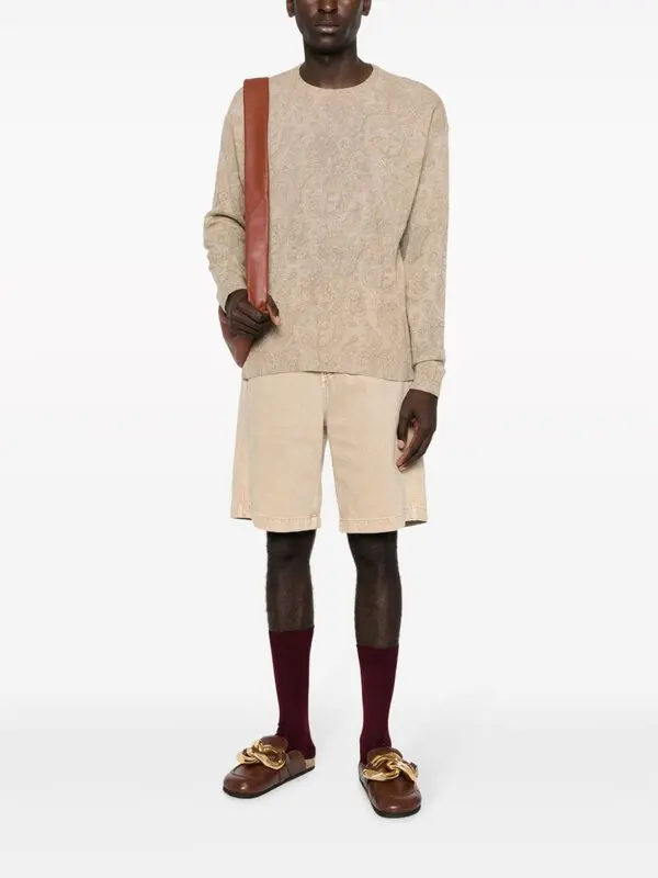 Etro Logo-embroidered Wool Jumper